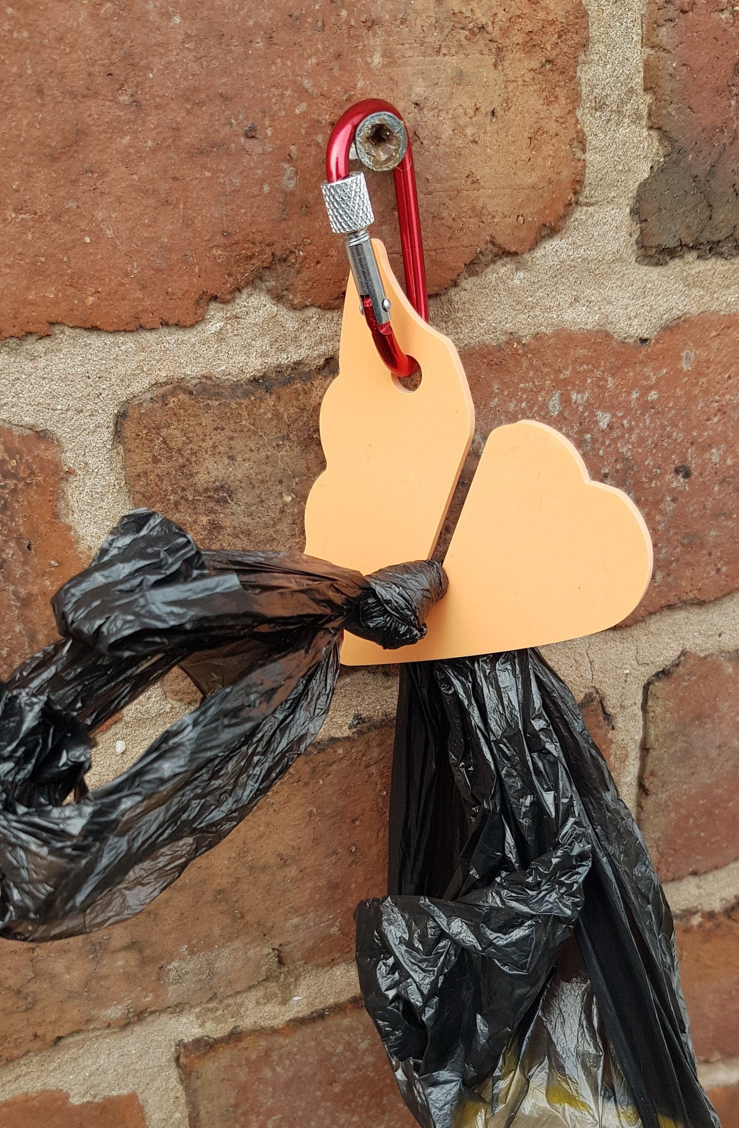 Poo Shape Caca Clip Dog Poop Bag Holder Walker Leash Poo Bag Clip Dog ...