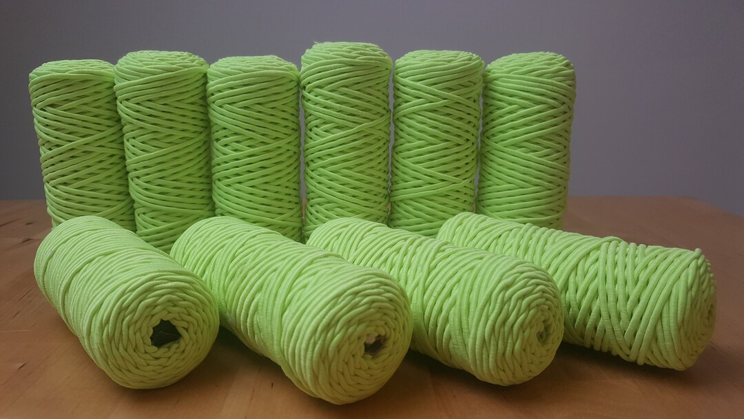 Luminous Green 1.5 Mm Macrame Supra Cord Thread Yarn 75 M Excellent for ...