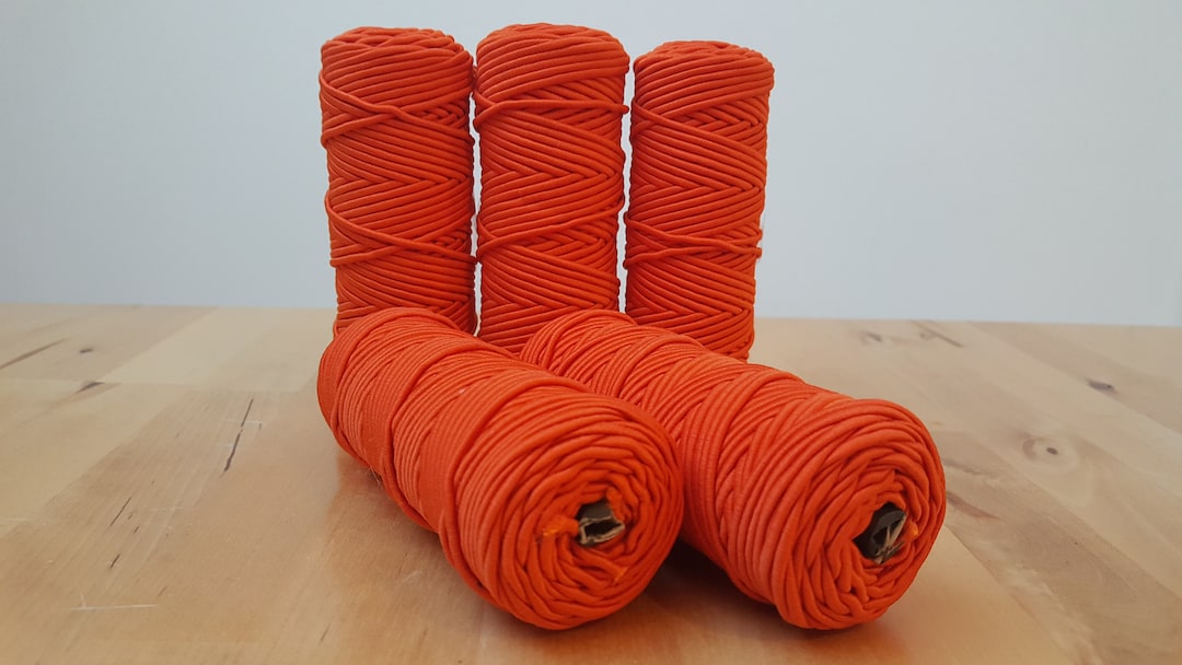 Dark Orange 1.5 Mm Macrame Supra Cord Thread Yarn 75 M Excellent for ...
