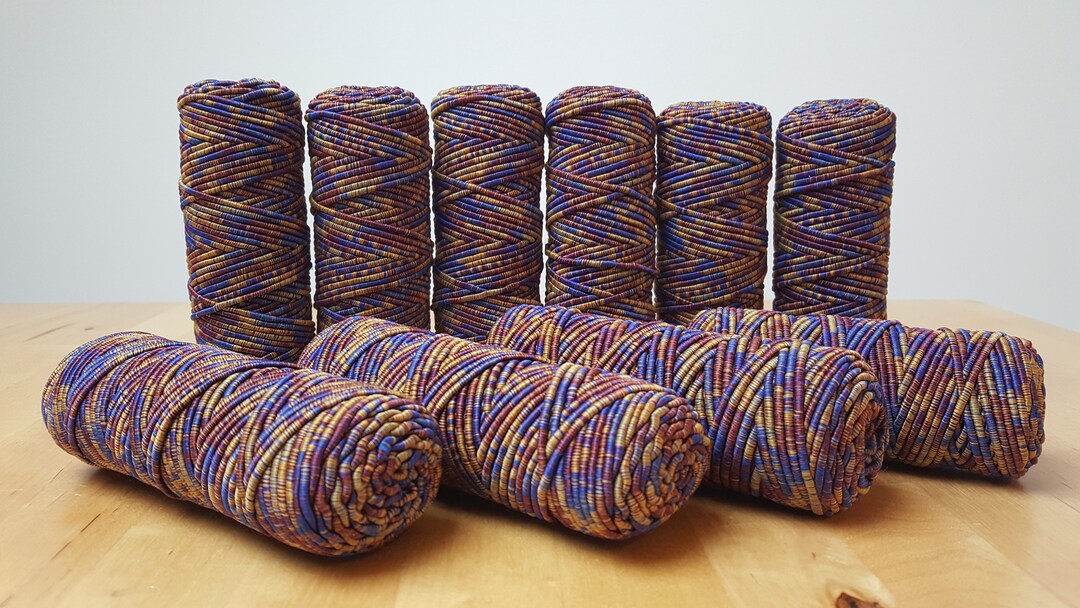 244-macrame Supra 1.5 Mm Mix Melange Cord Thread Yarn 75m Excellent for ...