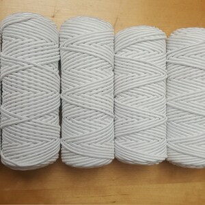 White 1.5 Mm Macrame Supra Cord Thread Yarn 75 M Excellent for Bag ...