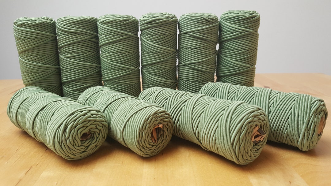 Sage Green 1.5 Mm Macrame Supra Cord Thread Yarn 75 M Excellent for Bag ...