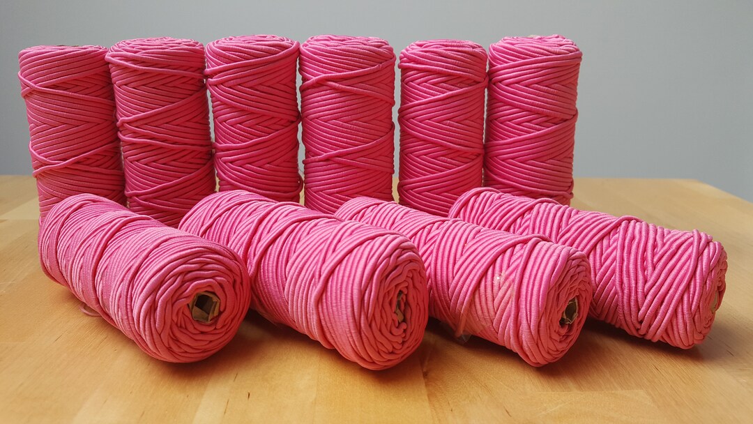 Bubble Gum 1.5 Mm Macrame Supra Cord Thread Yarn 75 M Excellent for Bag ...