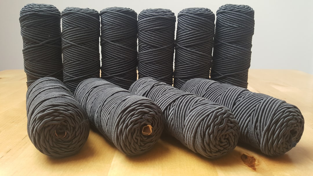 Dark Grey 1.5 Mm Macrame Supra Cord Thread Yarn 75 M Excellent for Bag ...
