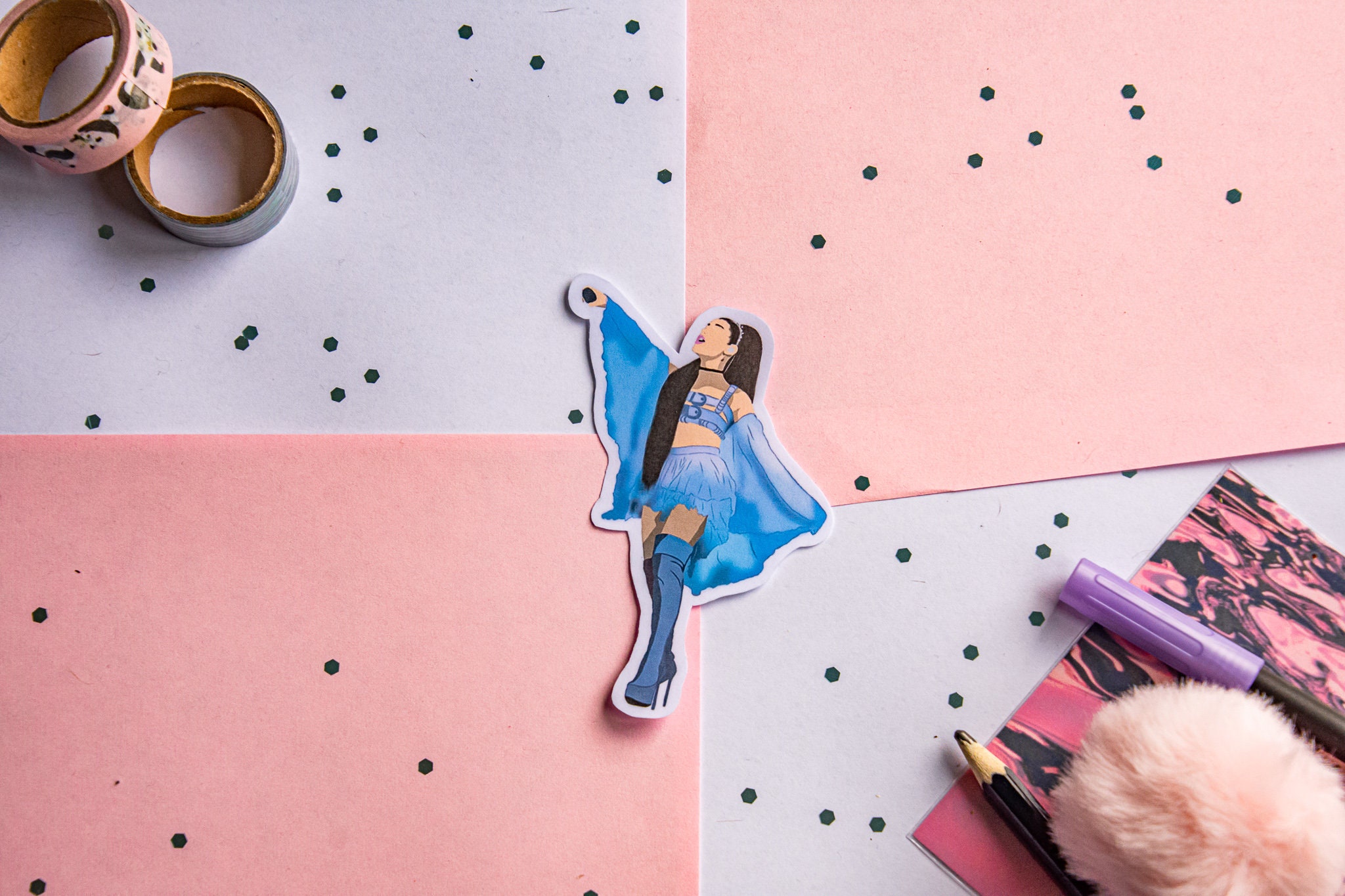 Ariana Grande Coachella Sticker Set Sticker Set Pack Water | Etsy