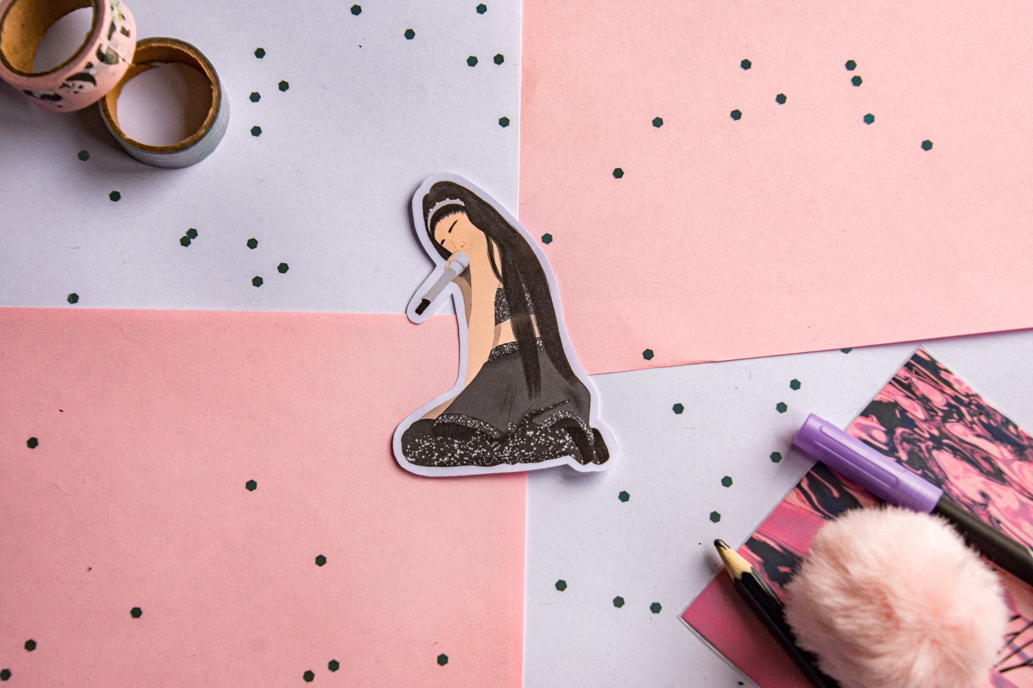 Ariana Grande Coachella Sticker Set Sticker Set Pack Water | Etsy