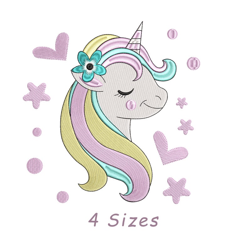 Unicorn Embroidery - Etsy