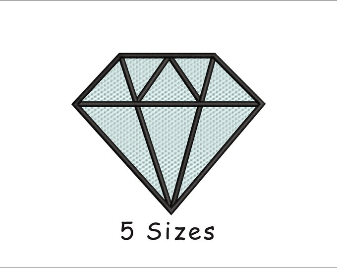 Sparkle Diamond - Fill - Machine Embroidery Design - 7 Sizes, Diamond ...