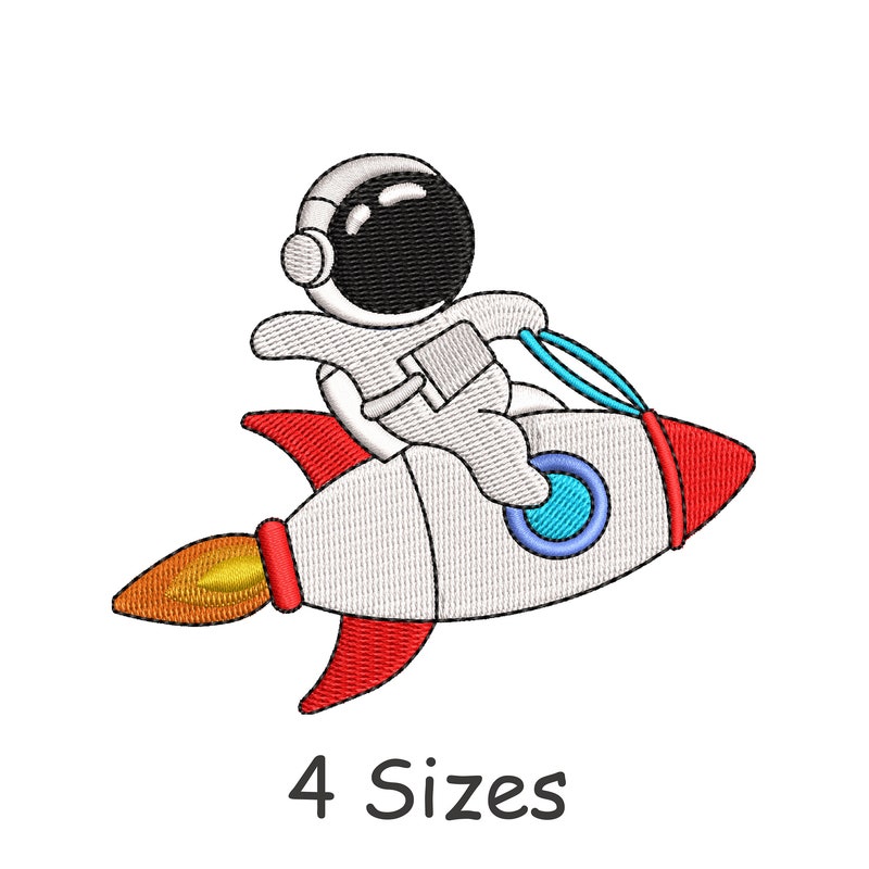 Astronaut Embroidery - Etsy