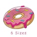 Donut Embroidery Designs 6 Sizes | Machine Embroidery | Embroidery ...