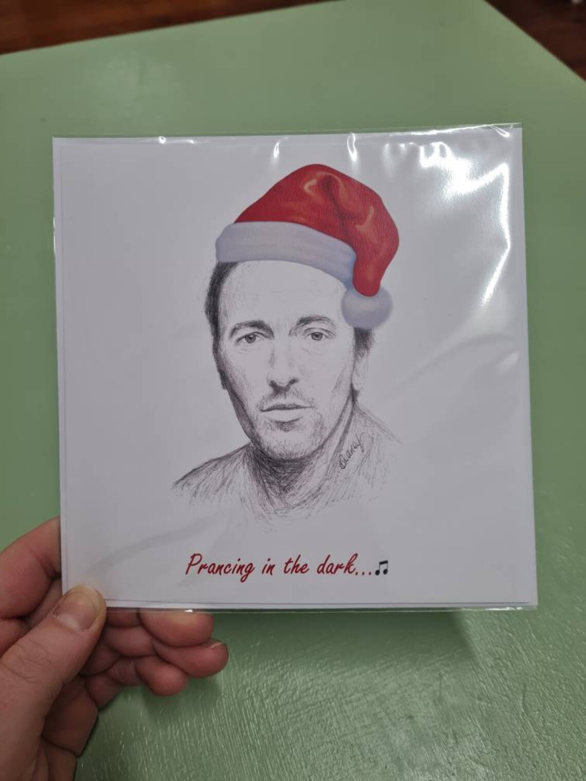 Bruce Springsteen Christmas Card - Etsy
