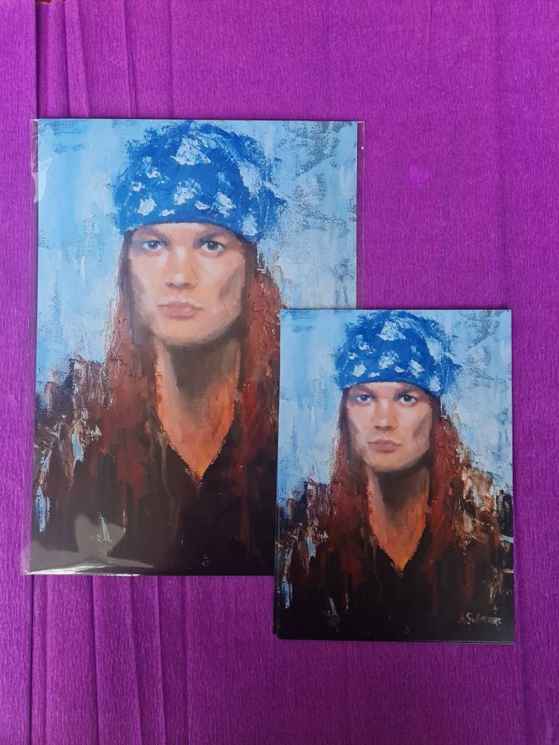 Axl Rose Print - Etsy