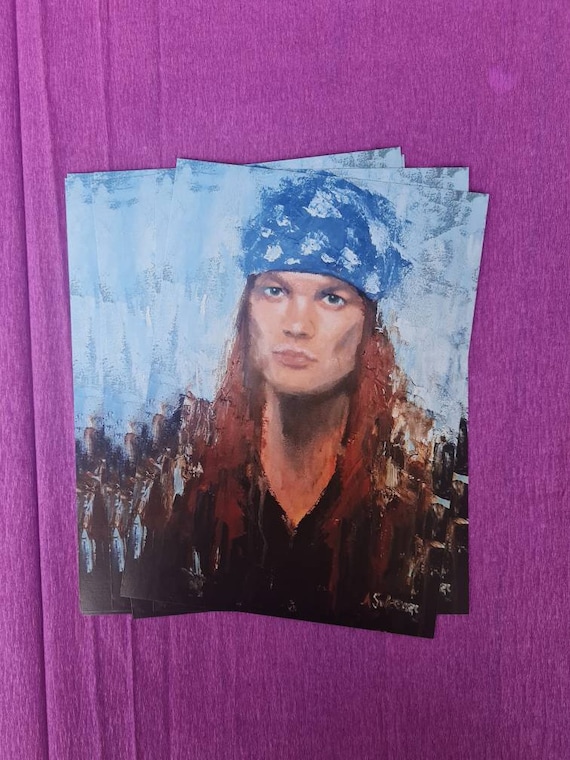 Axl Rose Print - Etsy