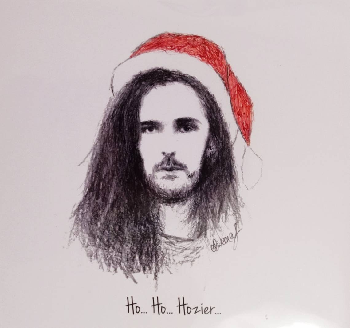 Hozier Christmas Card - Etsy