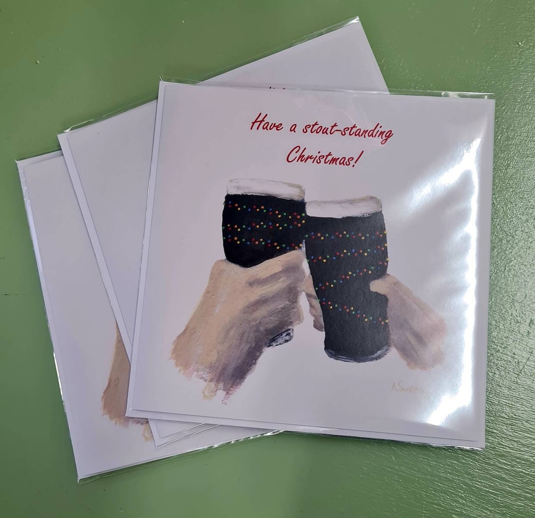 Guinness Christmas Card - Etsy