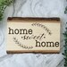 Wooden Home Sweet Home Hanging, Entryway Welcome Decor, Home Sweet Home ...