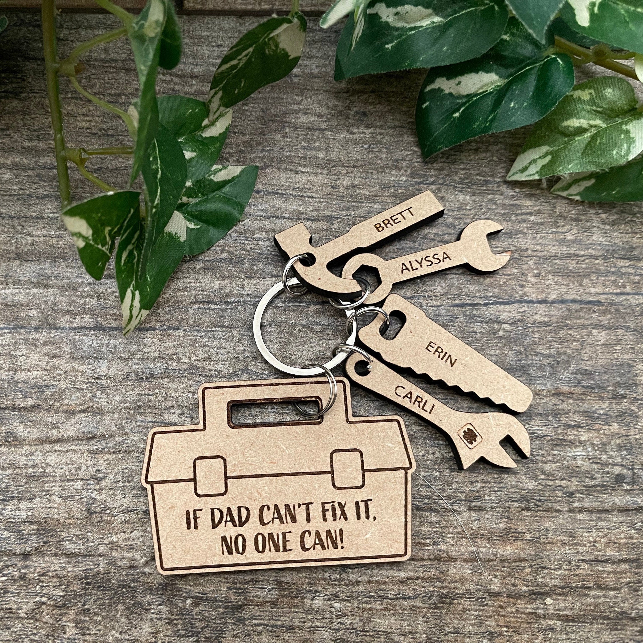 Dad Keychain From Kids for Dad for Grandpa Father's - Etsy