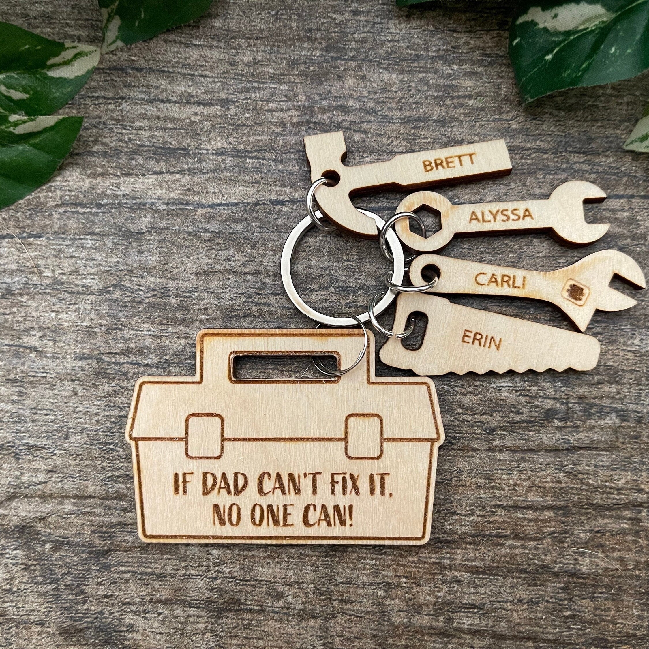 Dad Keychain From Kids for Dad for Grandpa Father's - Etsy