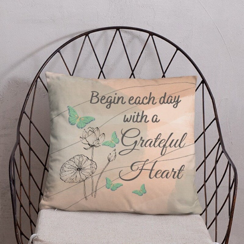 Inspirational Pillow - Etsy