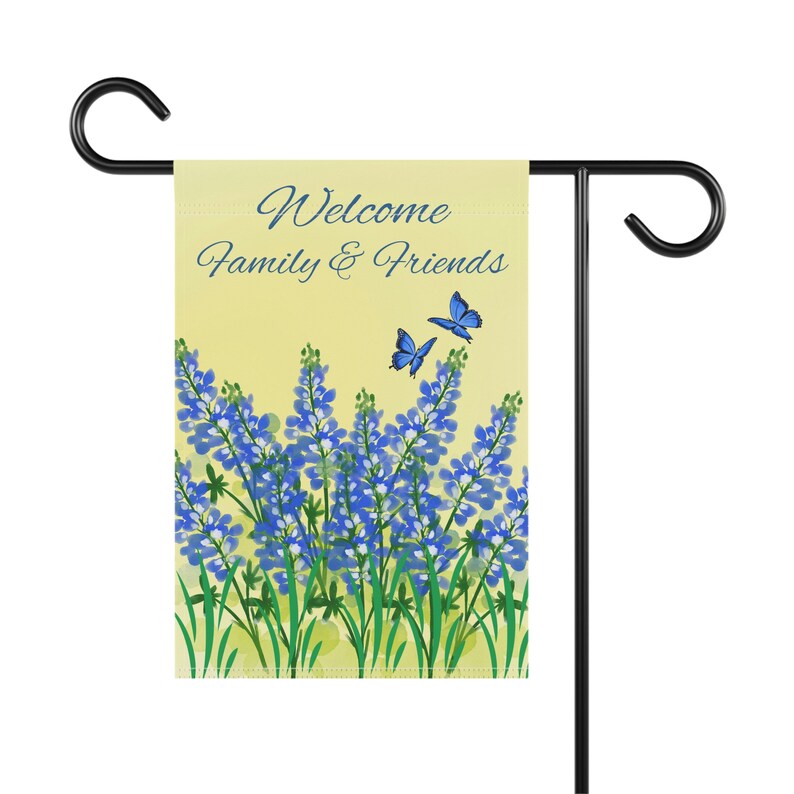 DOUBLE SIDED Welcome Family and Friends Garden Flag || Great ...