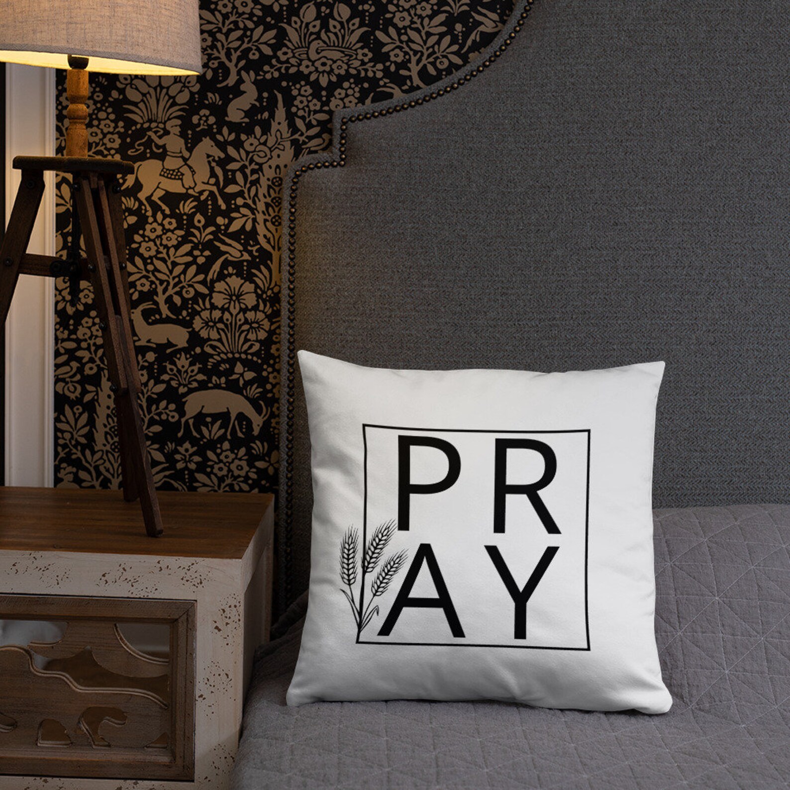 Pray Pillow box Great Housewarming Gift. Christian Throw - Etsy