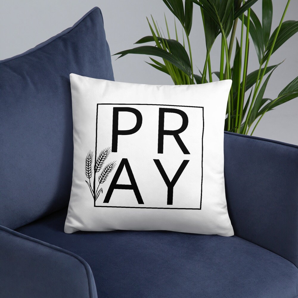 Pray Pillow box Great Housewarming Gift. Christian Throw - Etsy