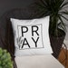 Pray Pillow box Great Housewarming Gift. Christian Throw - Etsy