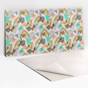 Leaf Composition Panel Sticker, Peel and Stick Panels, Abstraction ...