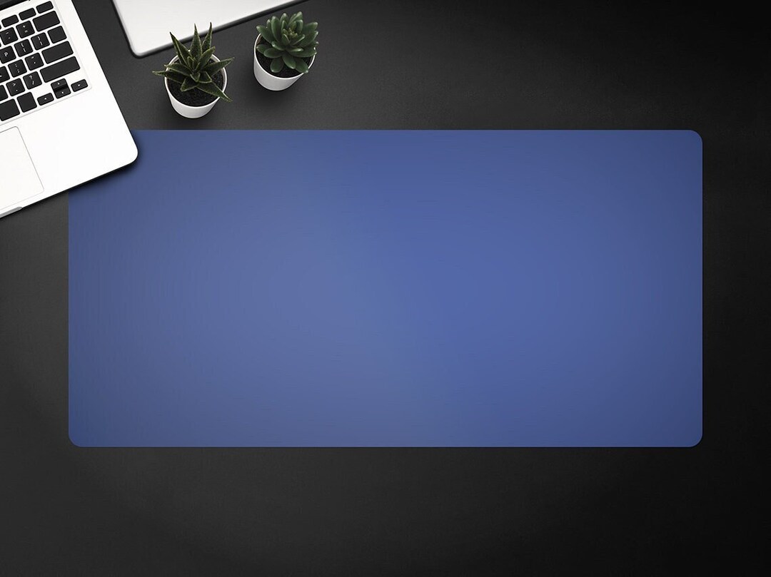 Personalized Road Blue Desk Mat, Non Slip Mat, Office Ornament, Table ...