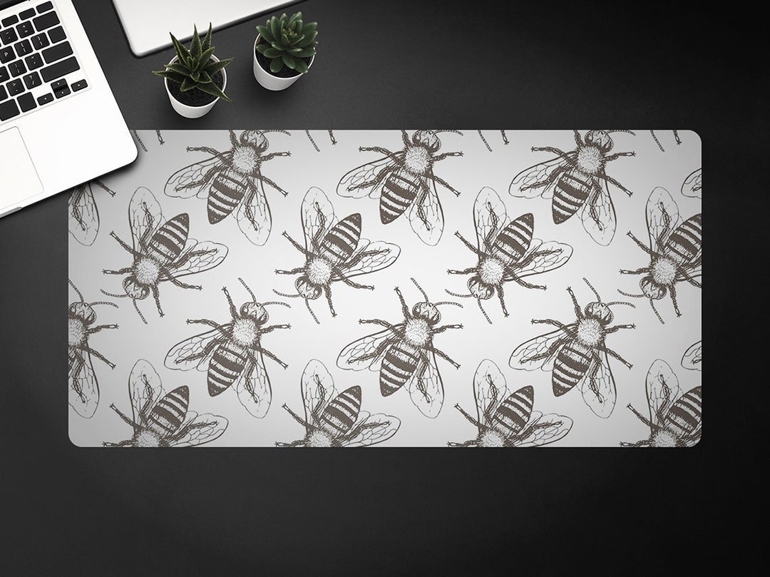 Pattern Bees Desk Mat, Personalized Office, Convenience of Work ...
