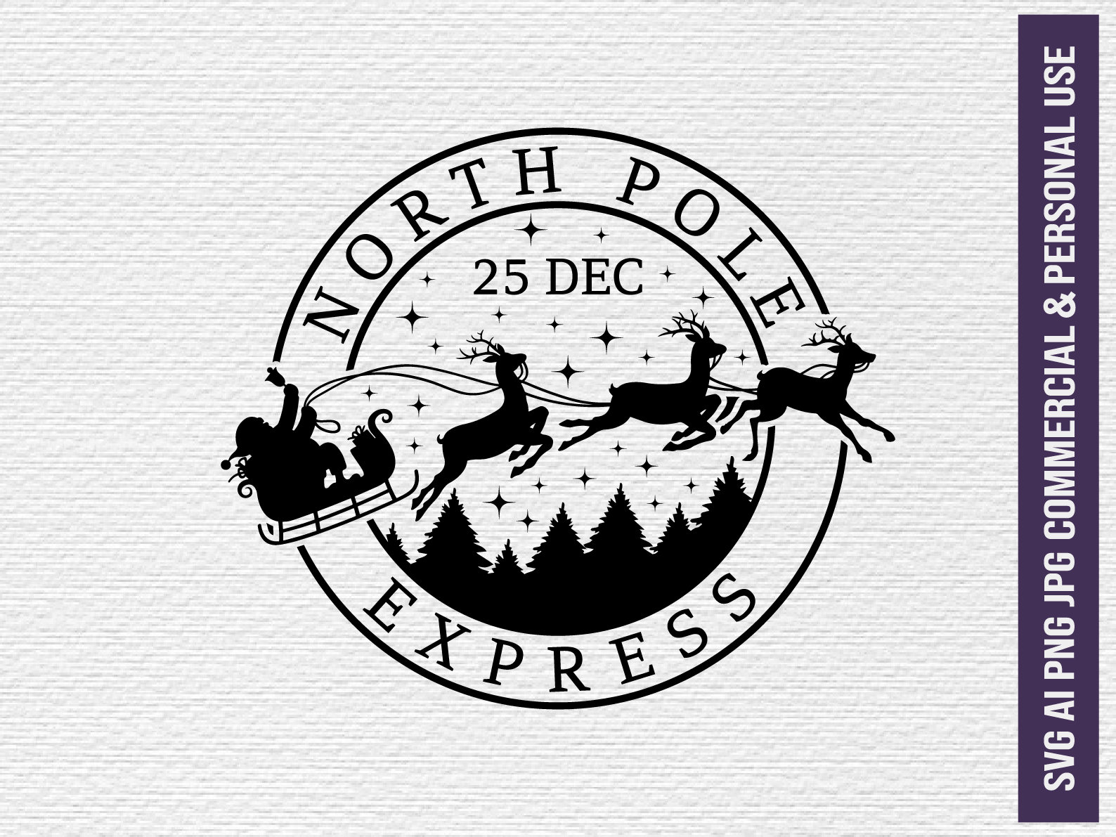 North Pole Express Svg Christmas Sign Svg Christmas SVG | Etsy UK