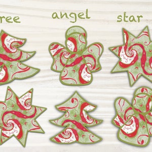 Printable Christmas Gift Tags Printable Christmas Ornaments Angel, Star ...