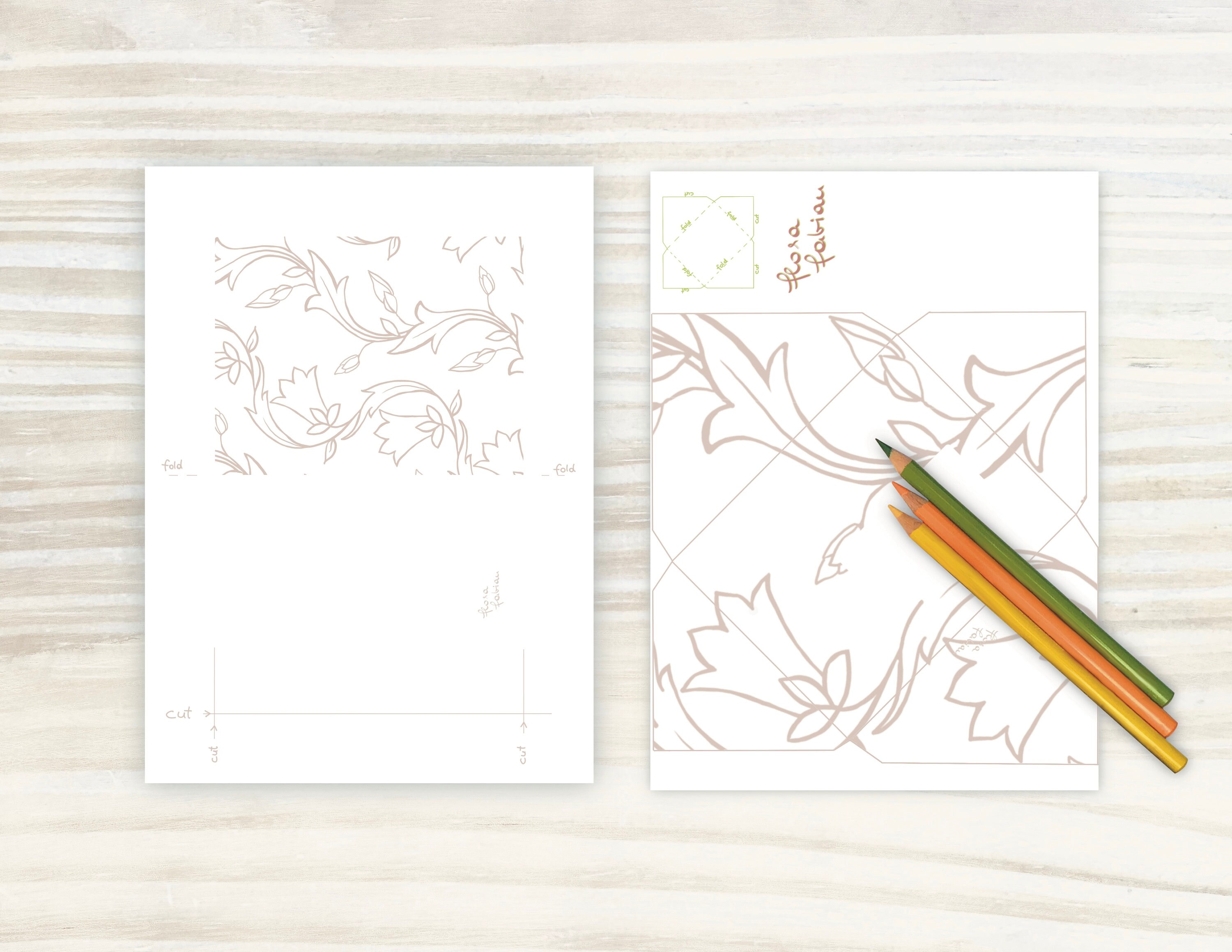 Printable Greeting Card Envelope 425x55 108x14cm - Etsy