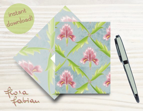 Printable Greeting Card Envelope 425x55 108x14cm | Etsy