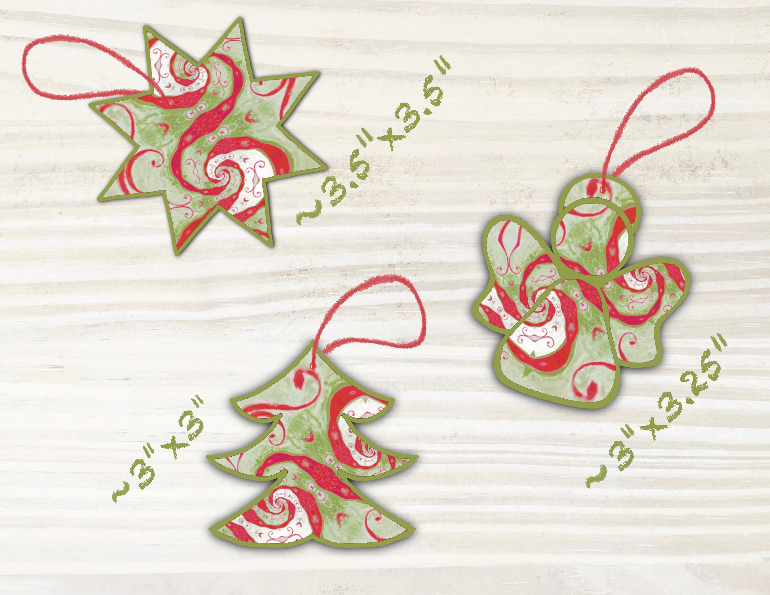 Printable Christmas Gift Tags Printable Christmas Ornaments Angel, Star ...