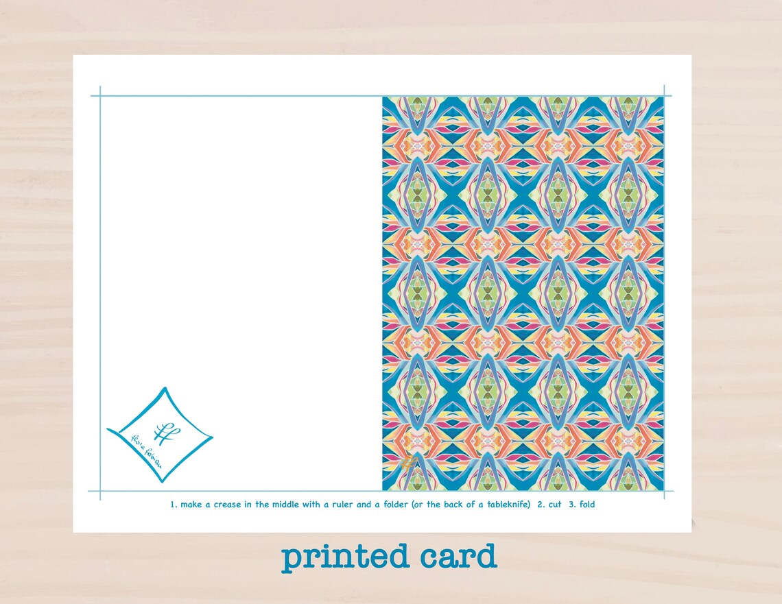 Printable Greeting Card 2 Envelopes Multi Purpose Birthday, Thank You ...