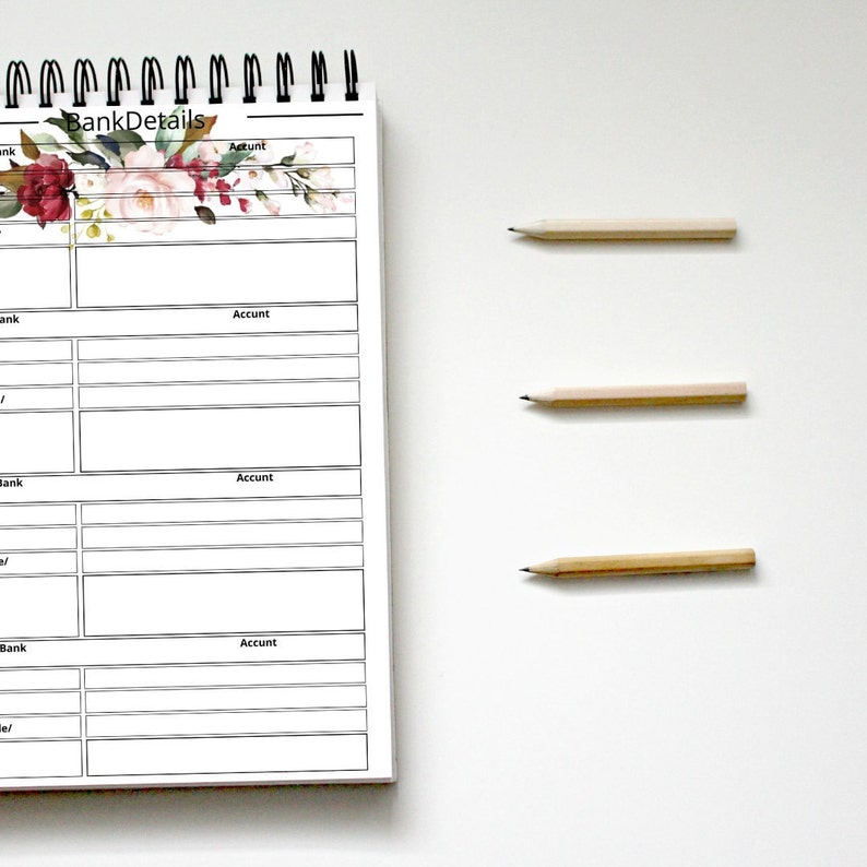 Bank Account Tracker, Bank Account Info, Account Information, Account ...