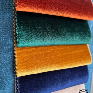 Silky, Solid, Soft, Shinny Upholstery Velvet, Soft Velvet, Home Decor ...