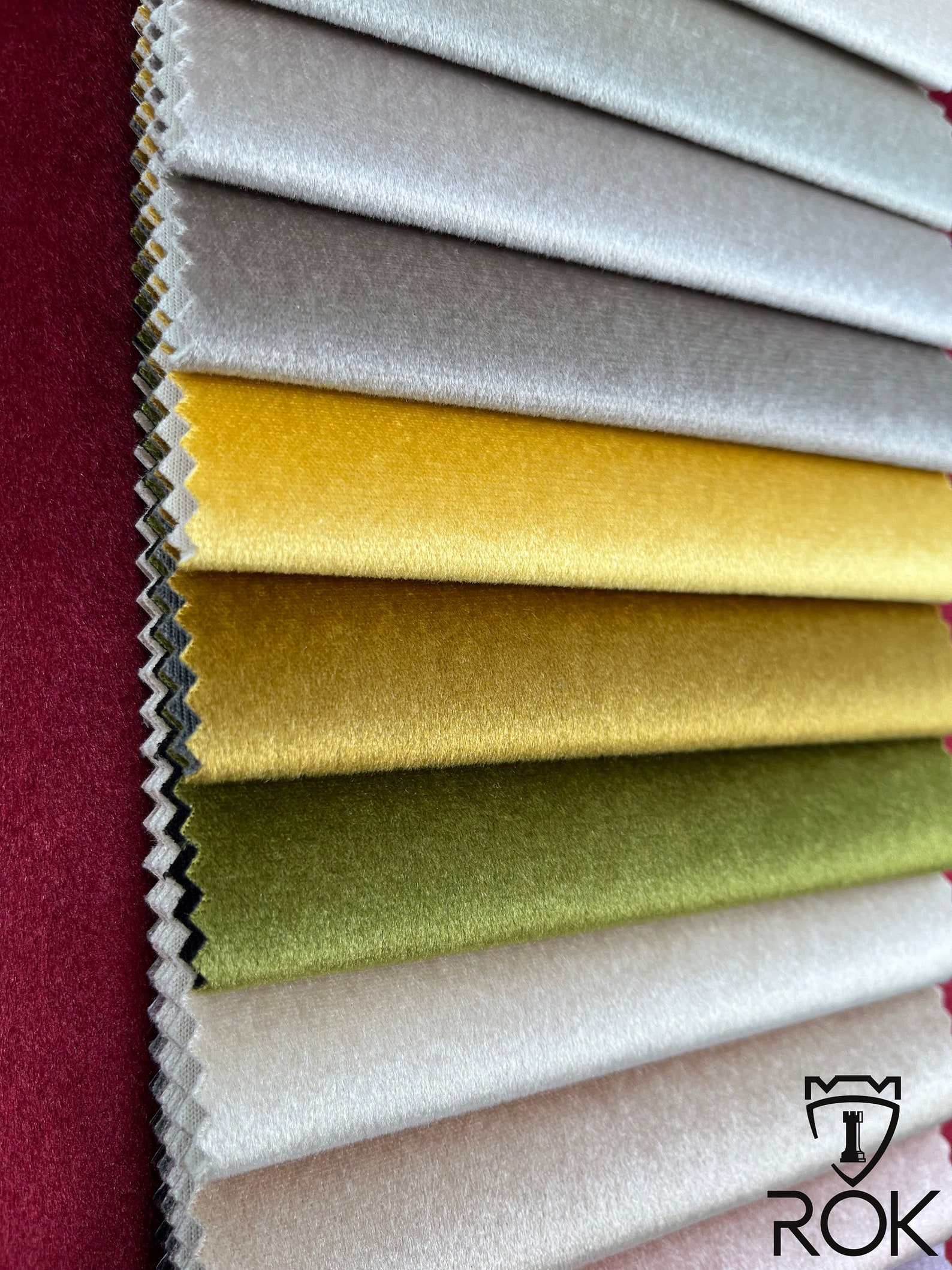 Soft Touch Upholstery Velvet, Solid Colors, 55" Wide, by the Yard - Etsy