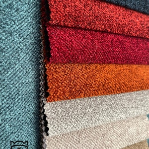 High Pile Solid Upholstery Fabric by Yard – Premium Quality, Soft Hand ...