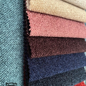 High Pile Solid Upholstery Fabric by Yard – Premium Quality, Soft Hand ...