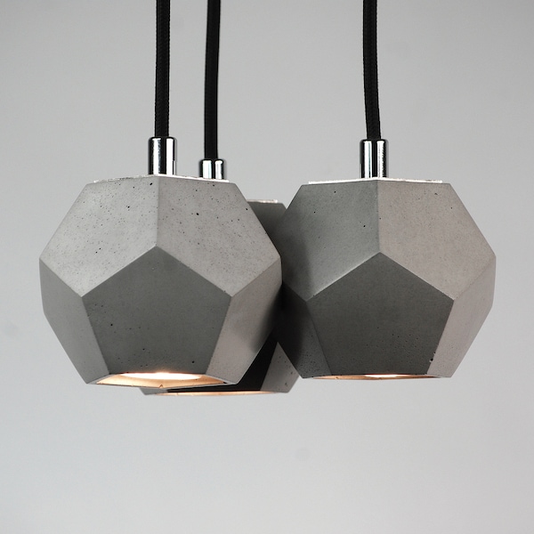 Concrete Lamp - Etsy