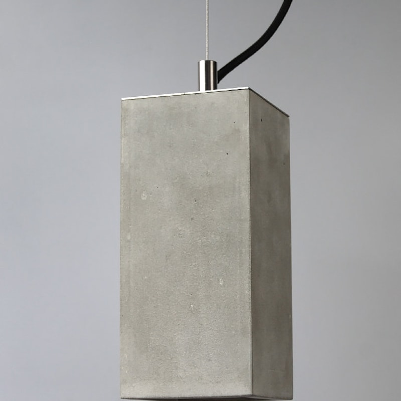 Concrete Lamp - Etsy