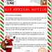 Elf Arrival & Departure Letters - Etsy