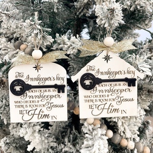 The Innkeeper's Key Christmas Ornament Laser Cut Digital File | True ...