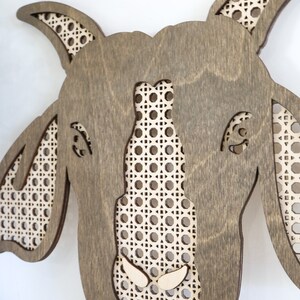 Laser Cut File Rattan Goat Goat SVG Goat Cut File Goat Nursery Boho ...