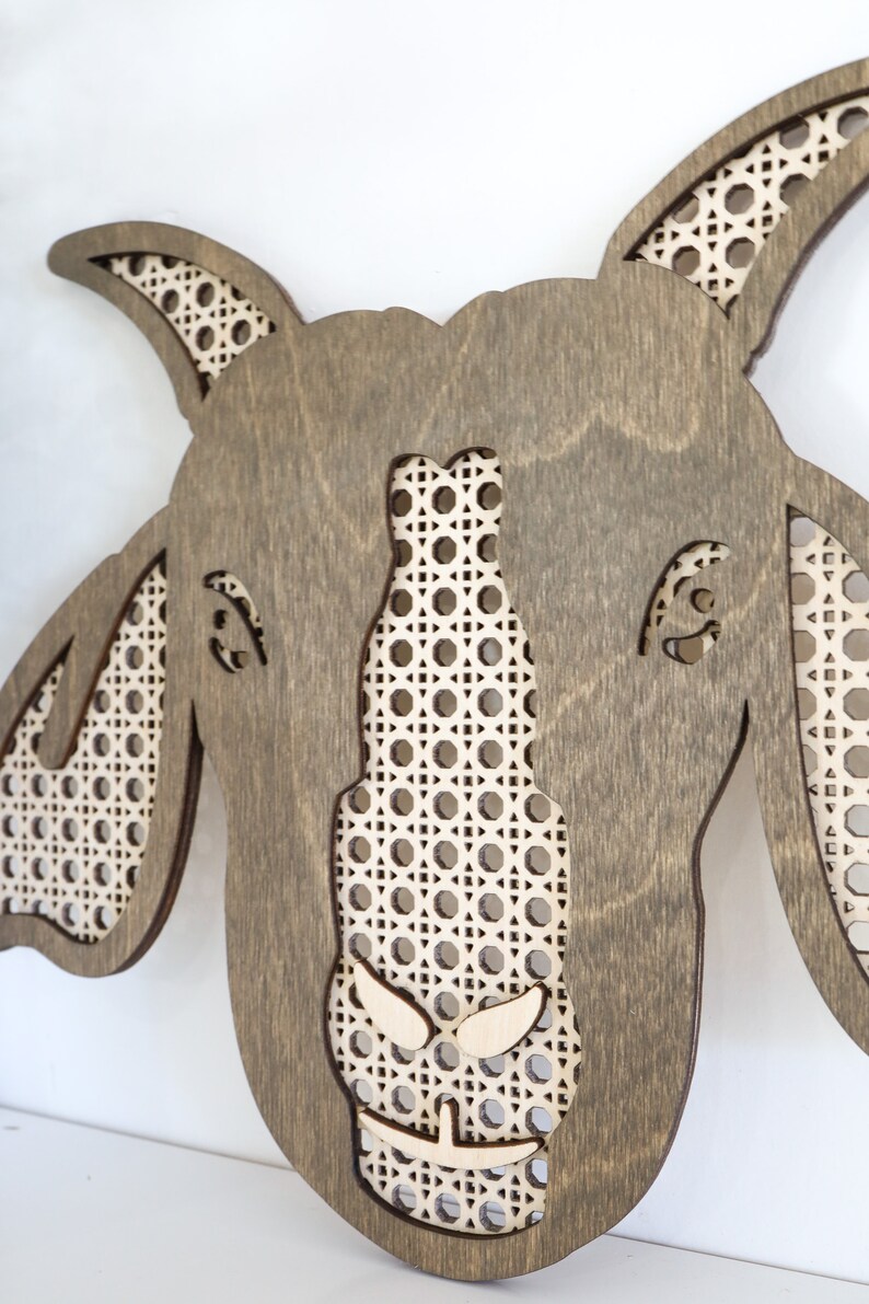 Laser Cut File Rattan Goat Goat SVG Goat Cut File Goat - Etsy