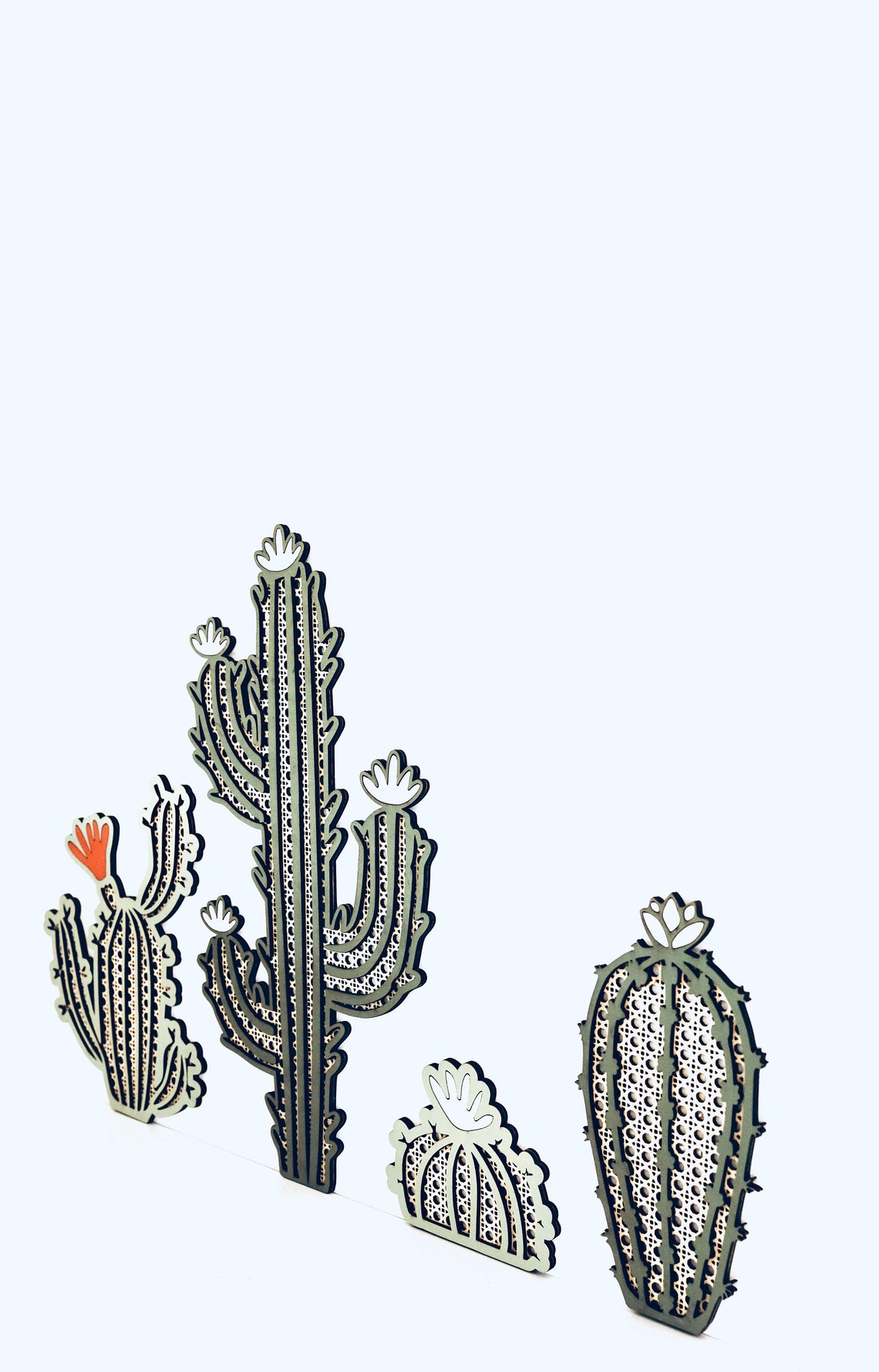 Laser Cut File Cactus Cut File Rattan Cactus Cactus SVG | Etsy