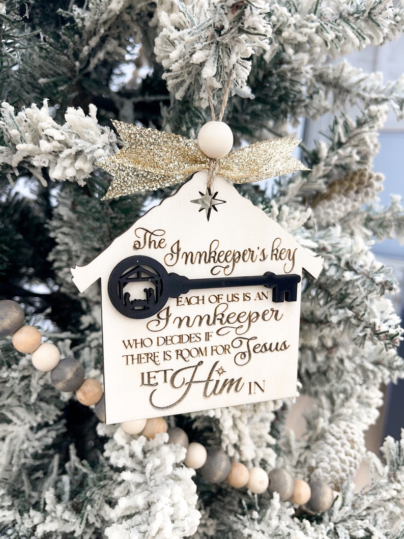 The Innkeeper's Key Christmas Ornament Laser Cut Digital File | True ...