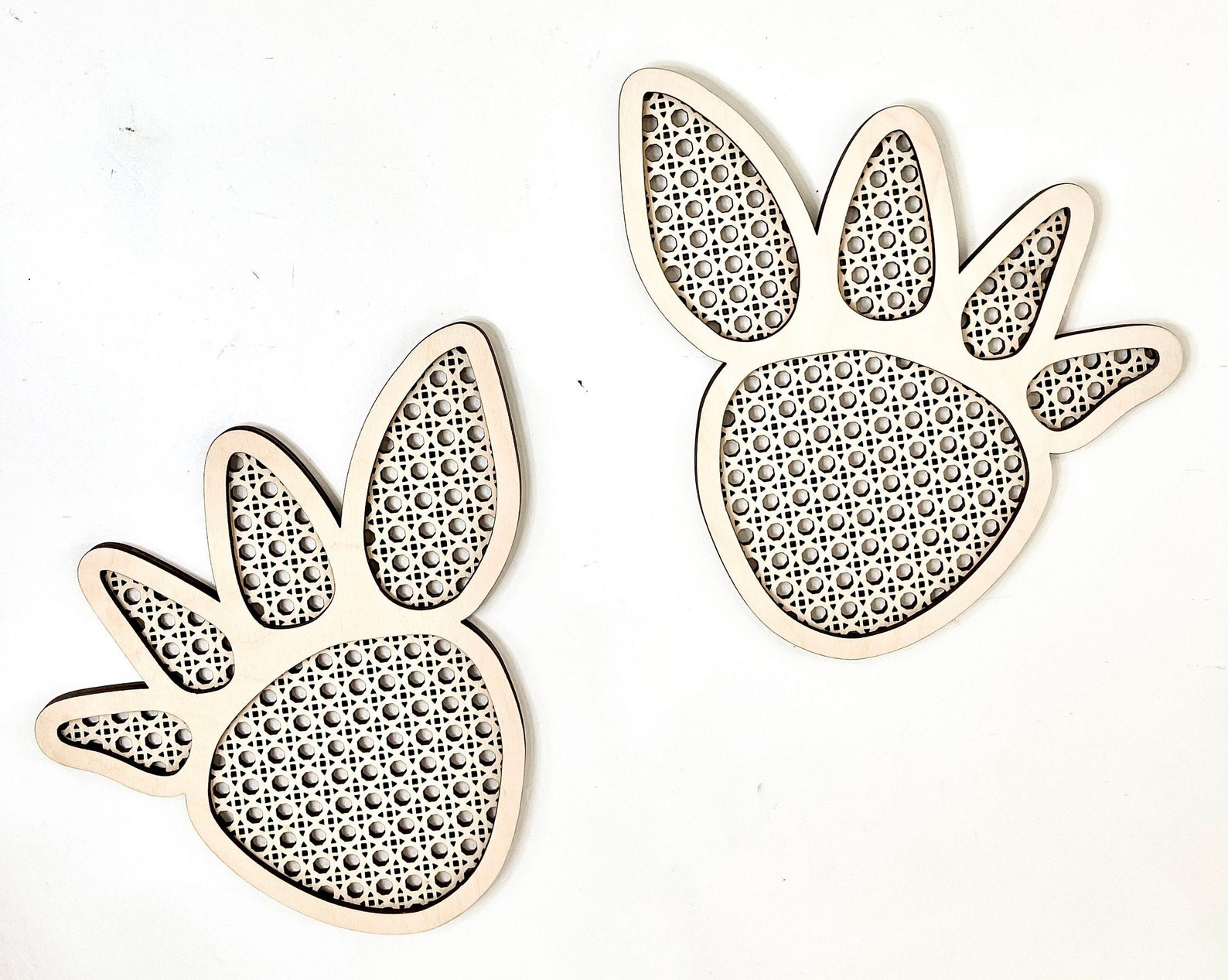 Rattan Dinosaur Footprints Laser Cut Digital File T-rex - Etsy